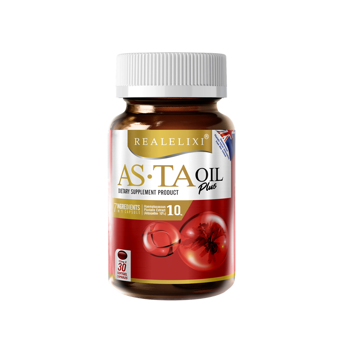 Real Elixir Asta Oil แอสตร้า ออยล์ อาหารเสริม ช่วยต้านอนุมูลอิสระ ดูแล ...