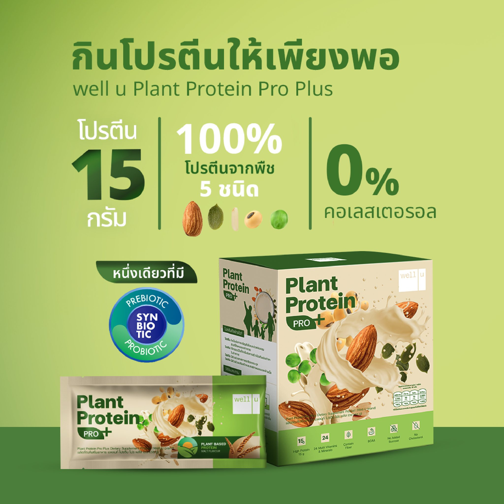 ผลิตภัณฑ์ทดแทนมื้ออาหาร แพลนท์ โปรตีน โปร พลัส (Plant Protein Pro Plus ...
